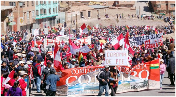 Orureños Piden Militarizar Zona De Conflicto Con Potosí Dan Plazo