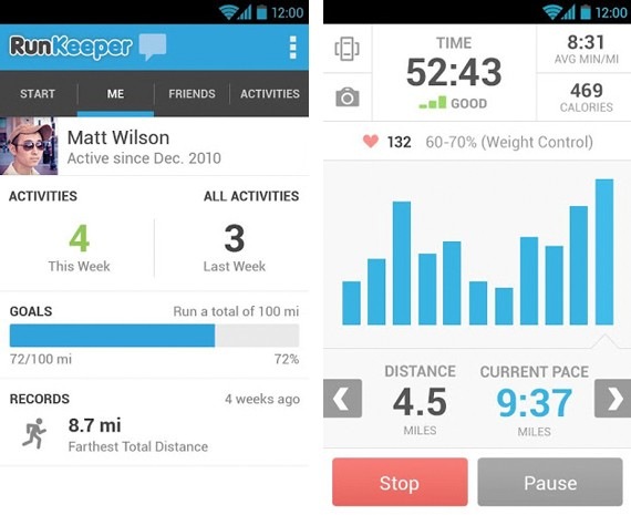 RunKeeper para iOS y Android se hacen compatibles con el reloj Pebble ...