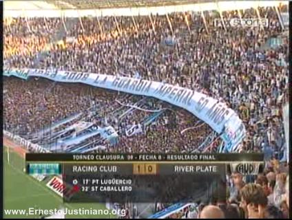 Racing Club (1) – River Plate (0) – eju.tv