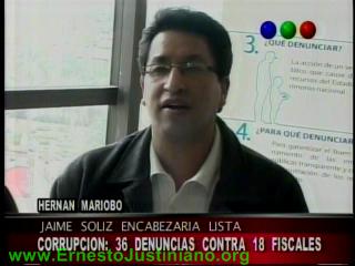 Jaime Soliz encabeza lista de fiscales denunciados por corrupción – eju.tv
