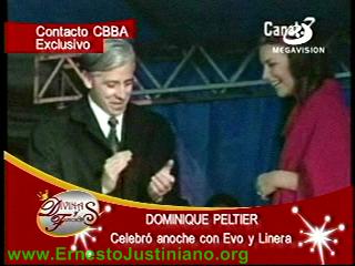 Dominique Peltier celebró con Evo y Linera fundación de La Paz – eju.tv