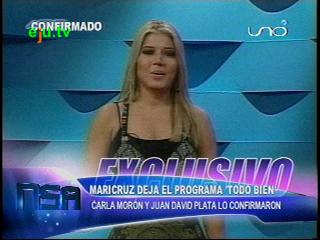 Maricruz Rivera se aleja del programa “Todo Bien” – eju.tv