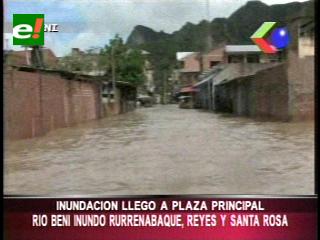 Río Beni inundó los municipios de Rurrenabaque, Reyes y Santa Rosa – eju.tv