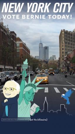 Campaña de Bernie Sanders estrena ‘filtro neoyorquino’ en Snapchat – eju.tv