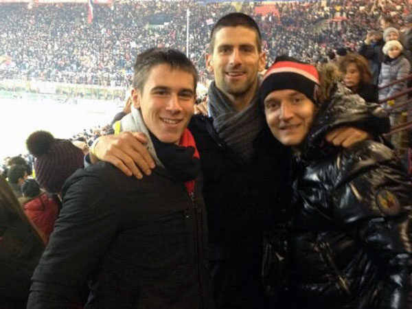 Djokovic celebró en San Siro junto al Milan – eju.tv
