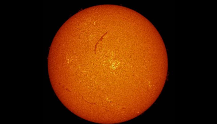 Estas imágenes del Sol fueron captadas con una simple cámara – eju.tv