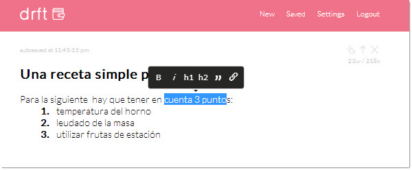 Drft, una nueva herramienta online para escribir sin distracciones – eju.tv