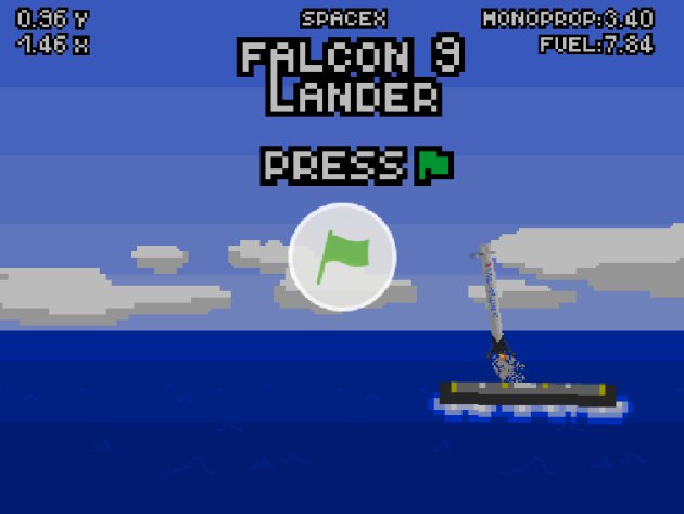 Consigue que el Falcon 9 aterrice con este simpático juego en 8-bit ...