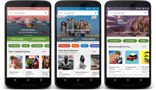 Google Play Store se renovará muy pronto, así será su nueva interfaz ...