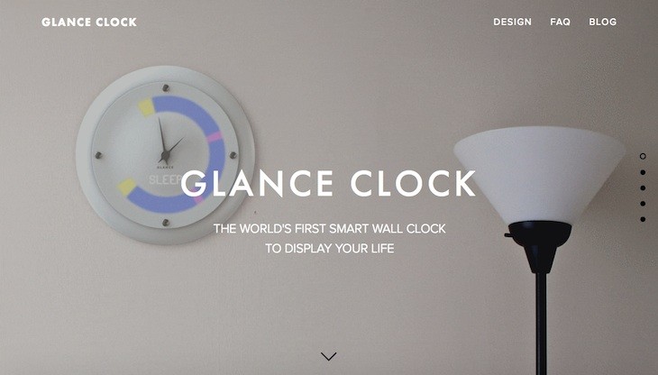 Glance Clock, reloj de pared que muestra información de dispositivos ...