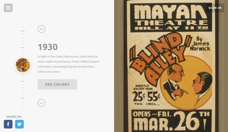 Color Leap, descubriendo las paletas de colores usadas a lo largo de la ...