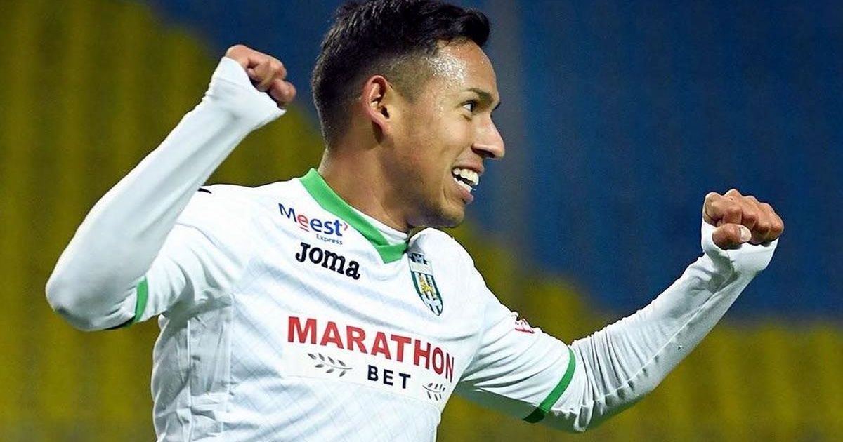 Rodrigo Vargas Castillo anotó su primer gol en Ucrania – eju.tv