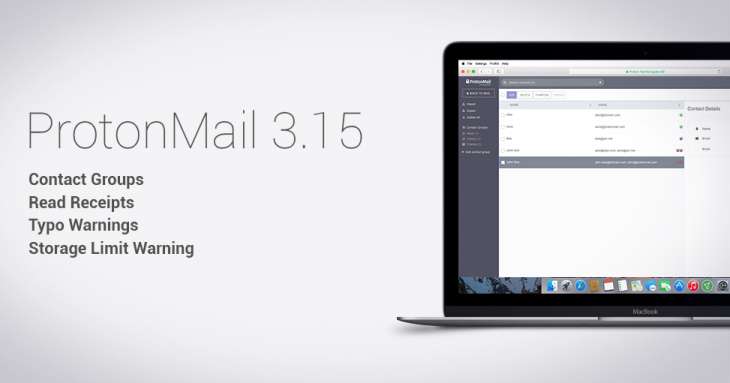 ProtonMail estrena Grupos de Contactos y Confirmaciones de Lectura ...