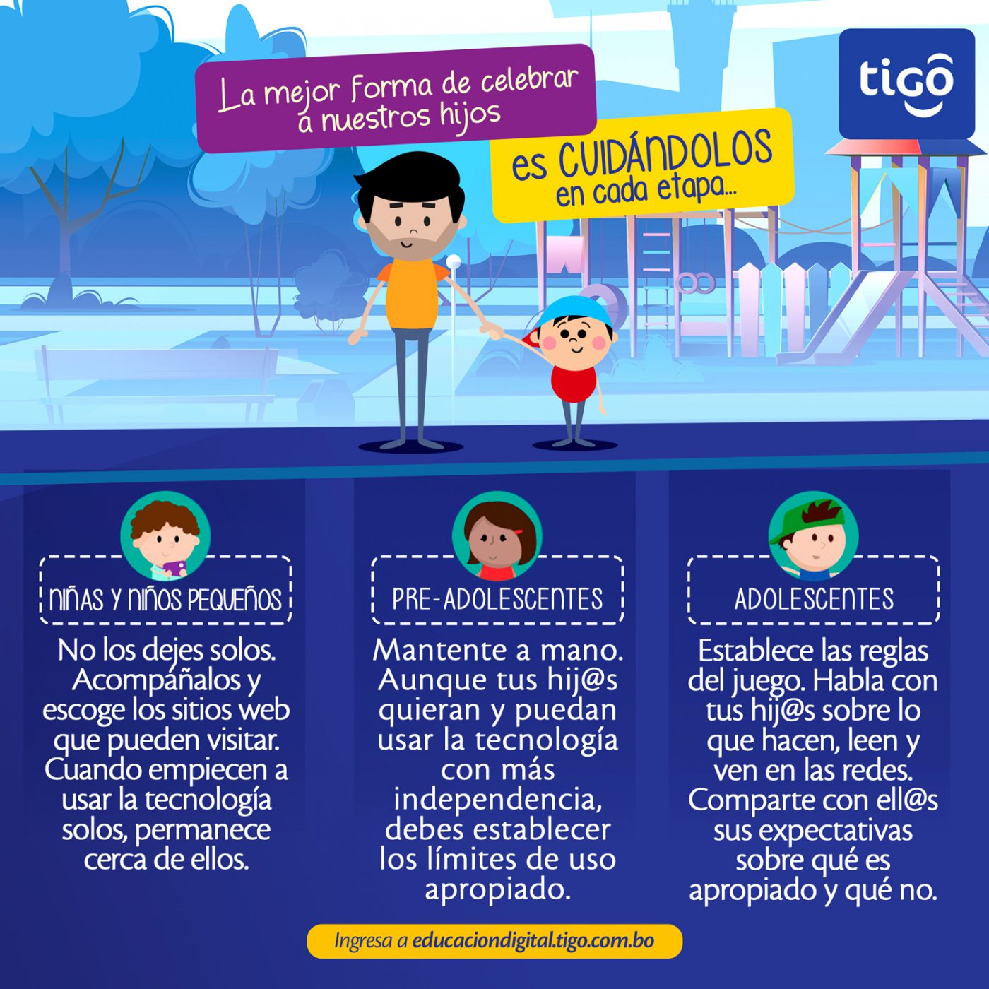 Tigo fomenta el uso responsable del Internet en los niños – eju.tv